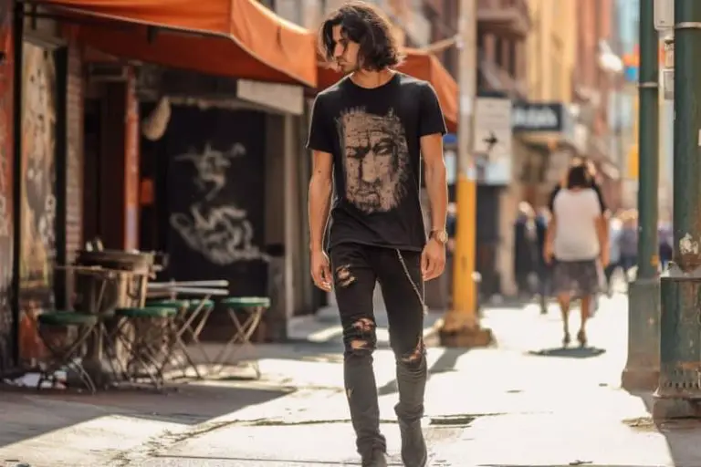 Trendy Fashion Tips: What to Wear with Black Ripped Jeans for Men?